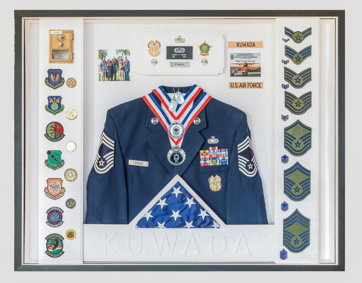 USAF Retirement Shadowbox - Finer Frames